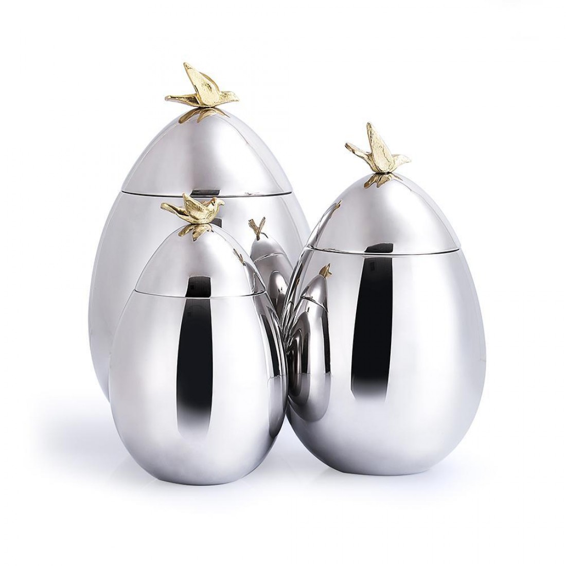 Michael Aram Dove Kutu Büyük Boy Paslanmaz Çelik Pirinç - Michael Aram